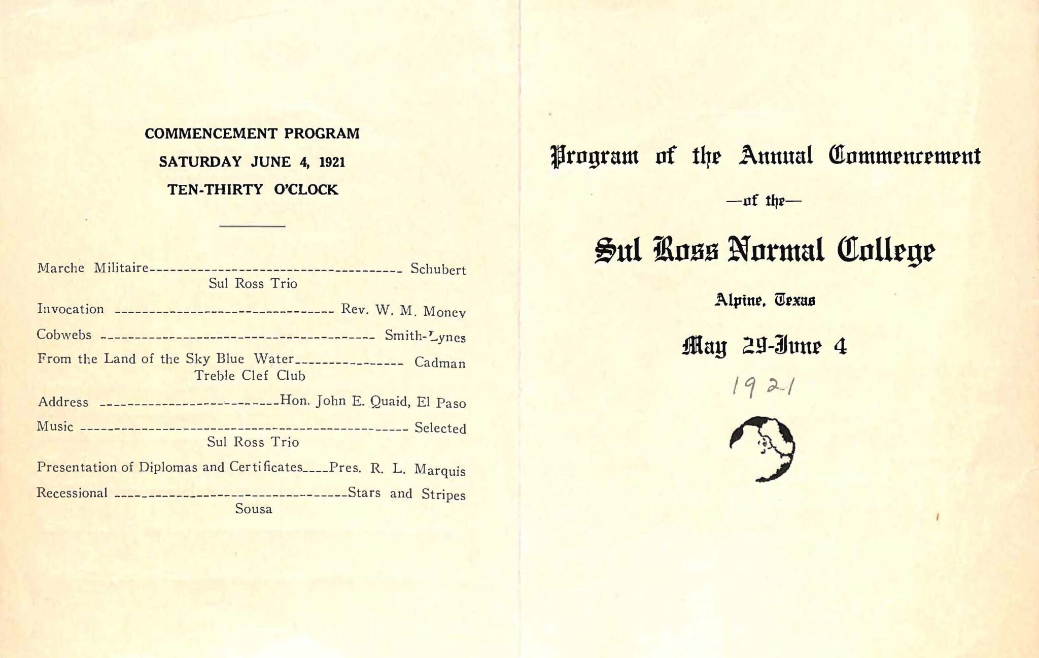 Archives of the Big Bend Unveils Commencement Program Digital ...