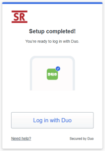Duo Enrollment Walkthrough - SUL ROSS